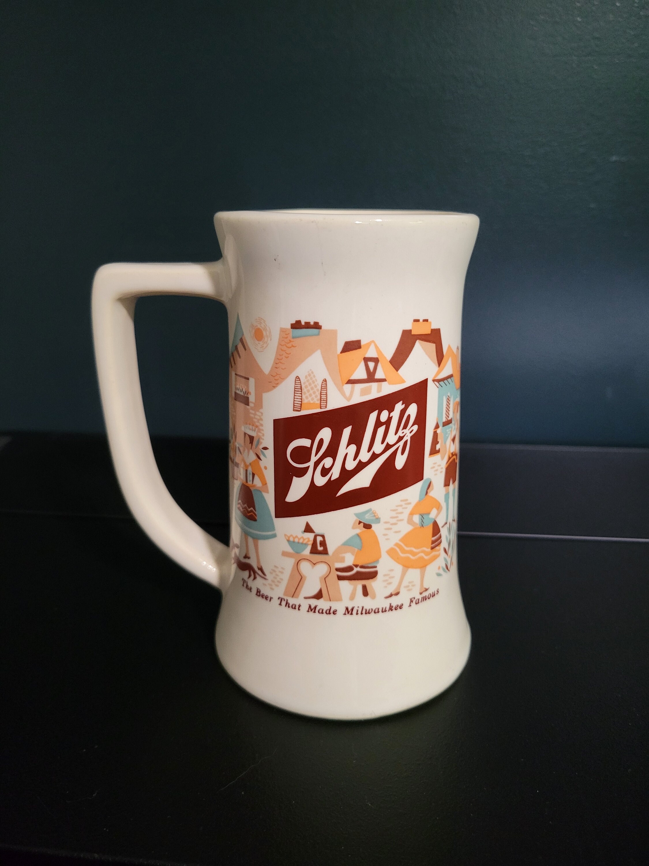 Vintage Schlitz Beer Mug The Beer That Made Milwaukee Famous Etsy