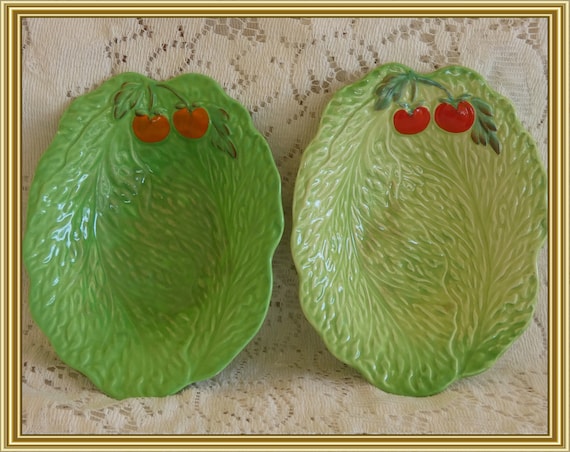 Pair of Beswick Ware lettuce and Tomato Pattern | Etsy