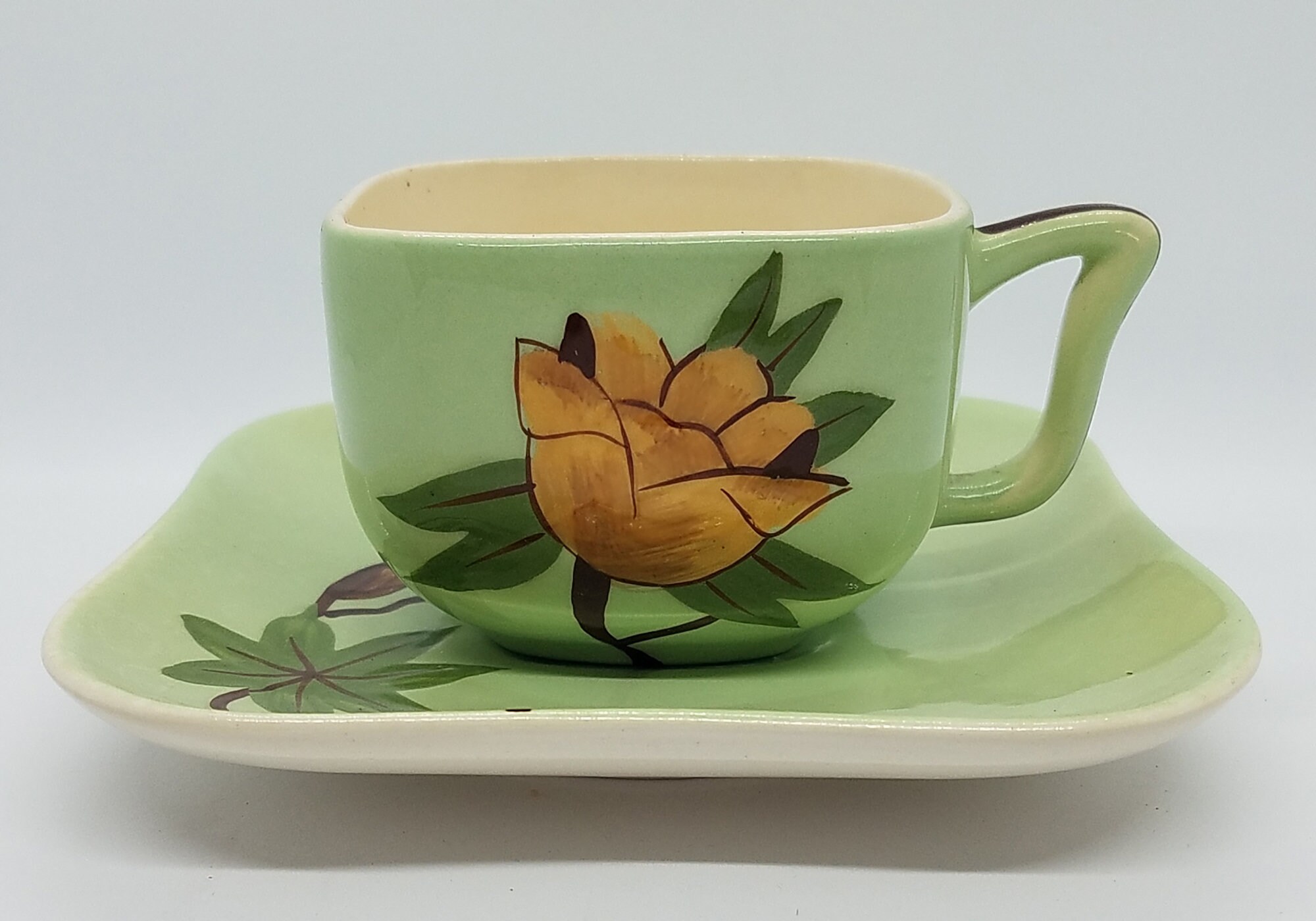 1940s Weil Ware Tea Set Rose Green Pattern - Etsy