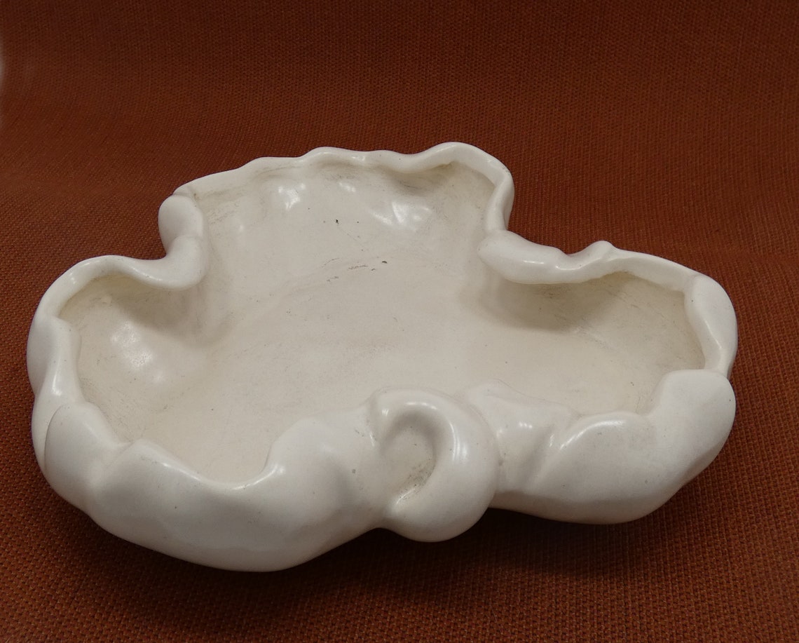 Mid-century Cemar Pottery Leaf Shaped Console Bowl - Etsy