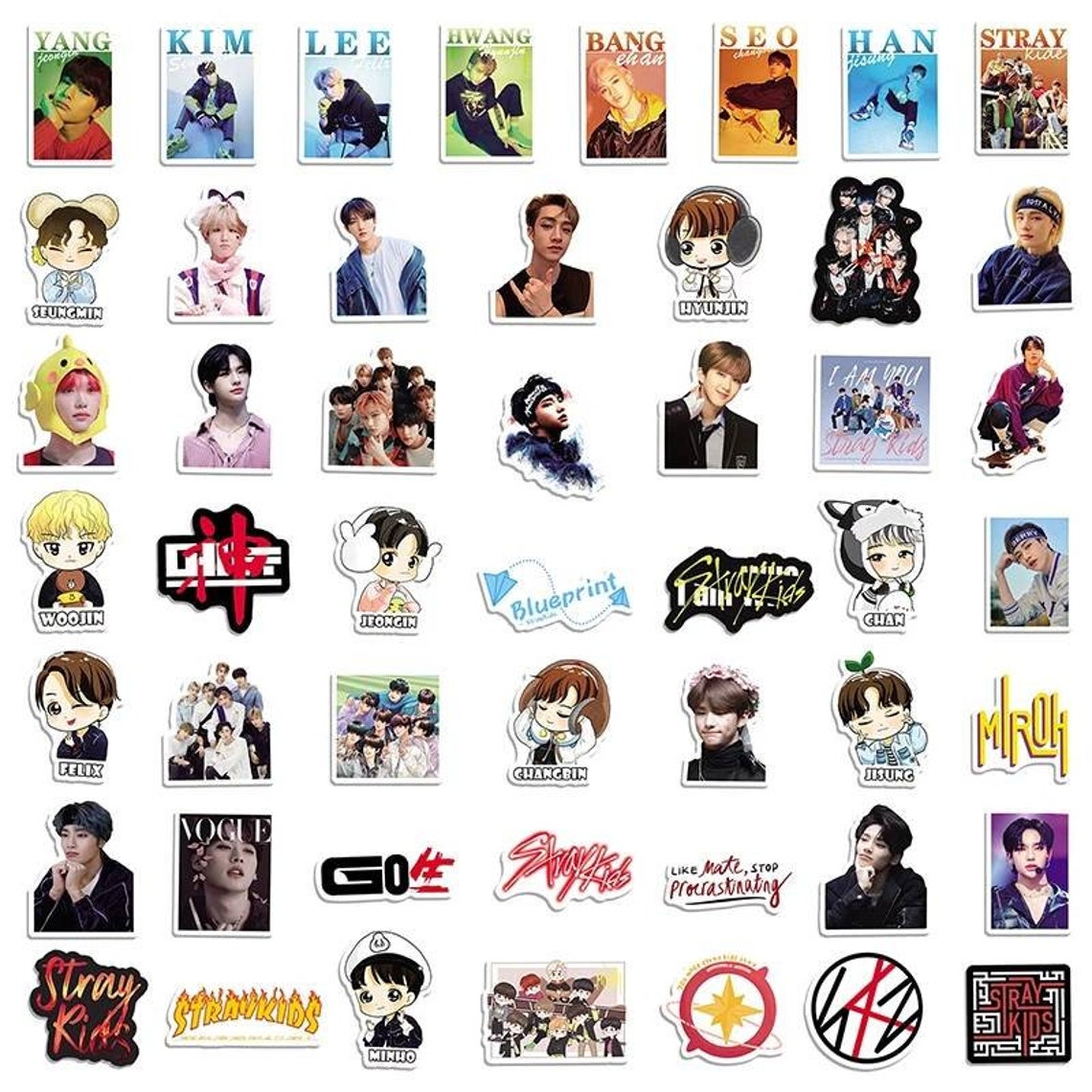 50pcs Stray Kids Sticker Straykids Stray Kids Merch KPop | Etsy