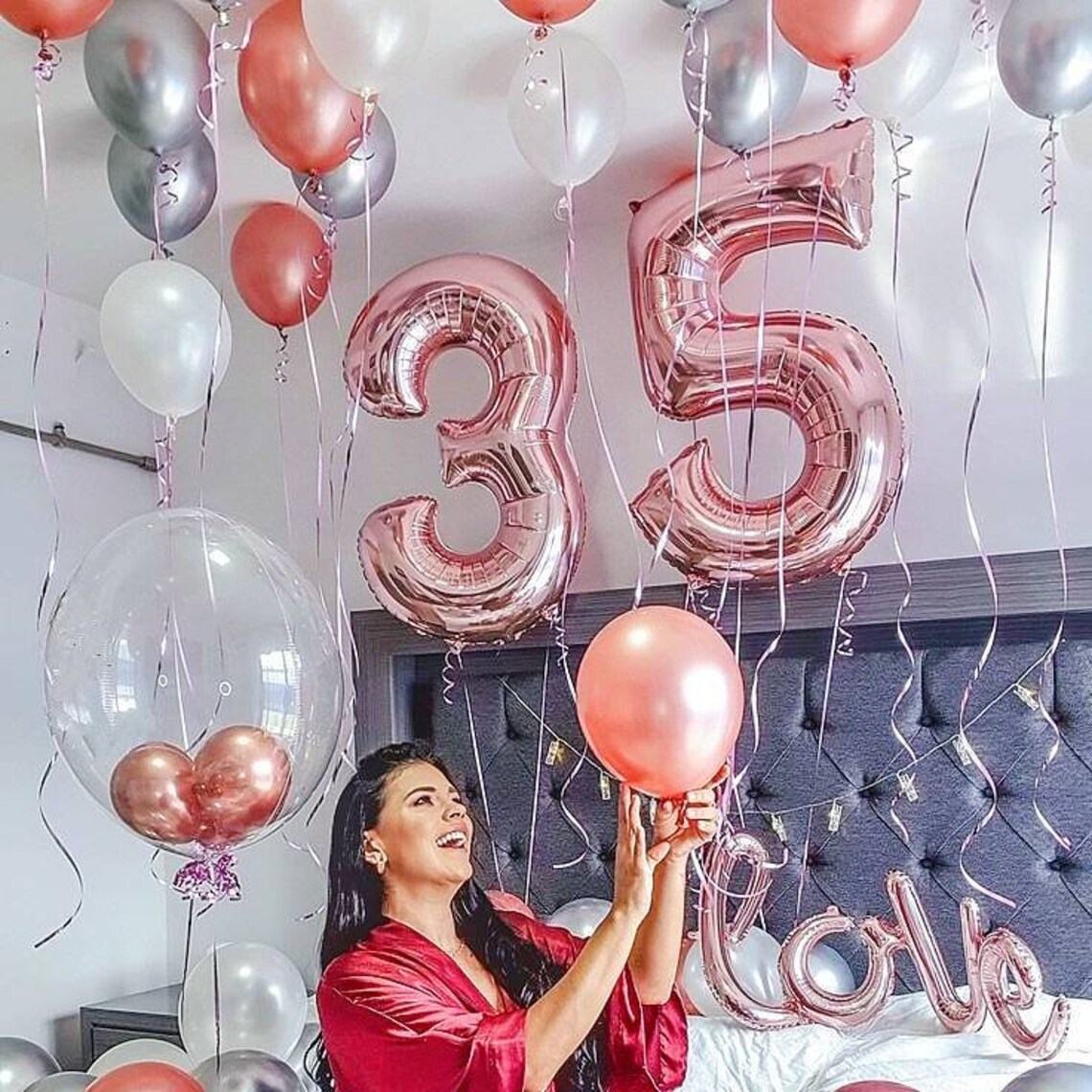 35th Birthday Girl Decoration Happy 35th Birthday 35 Birthday | Etsy