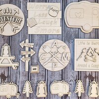 Color Your Own Bookmark Printable Camping Coloring Page for Kid Summer ...