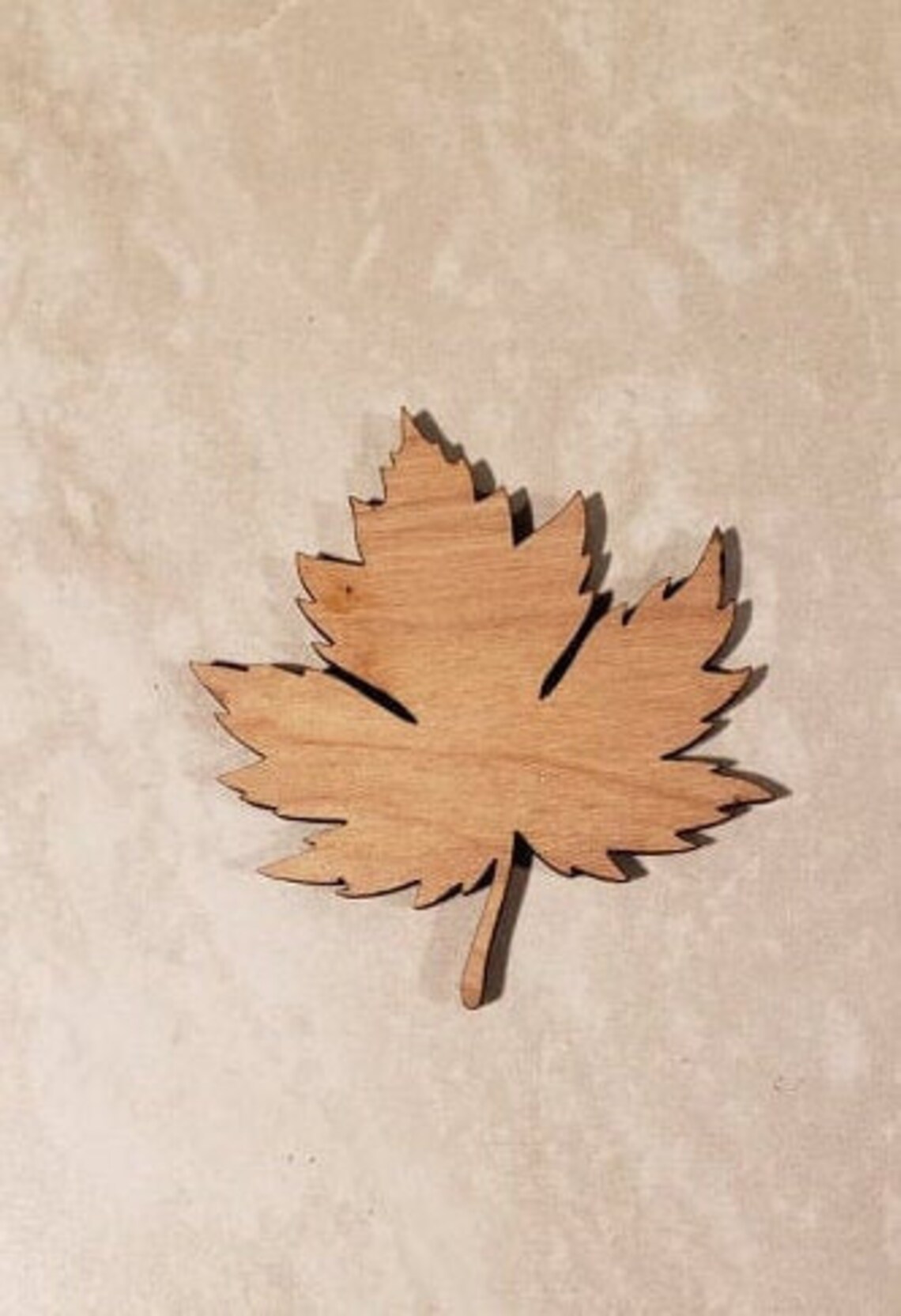 Maple Leaf-Multiple Size-Unfinished Laser Wood Cutout | Etsy