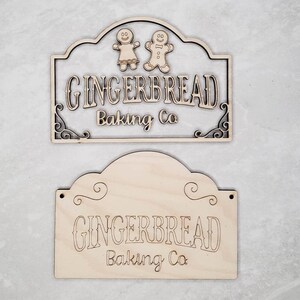 Tiered Tray-christmas-gingerbread-unfinished Laser Cut Bundle - Etsy