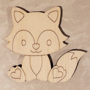 Woodland Animals-nursery-multiple Size-unfinished Laser Wood Cutout - Etsy