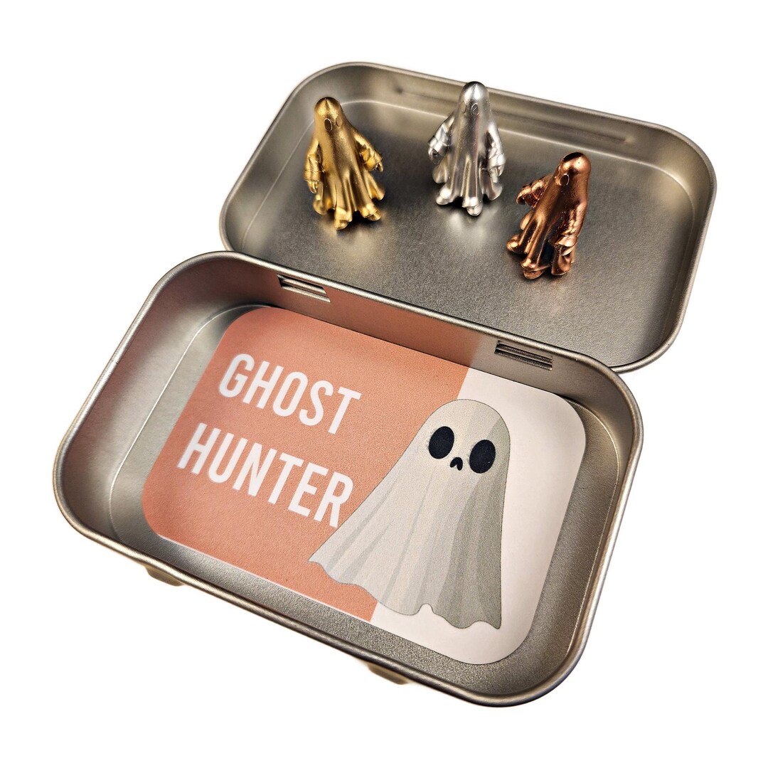 GHOSTS - Three GHOST Hinge Head, Decorative GHOST Hinge Magnets ...