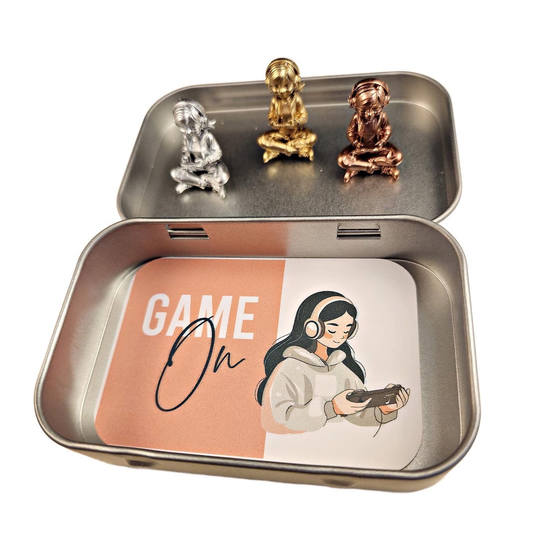 GAMER - Three GAMER GIRL Hinge Magnets, Video Game Hinge Toppers, Room ...