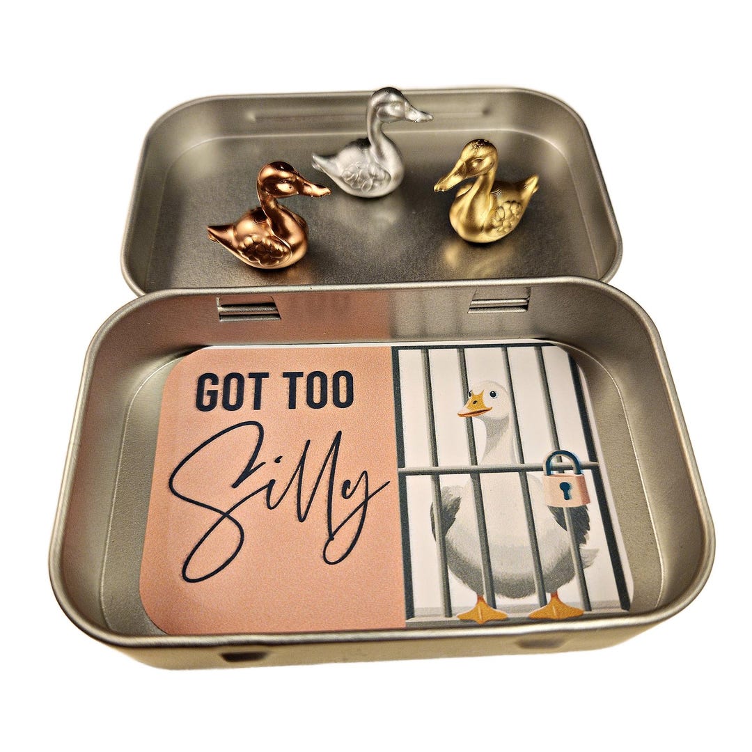 GOOSE - Three GEESE Head Decorative Toppers, GEESE Magnets for Home ...