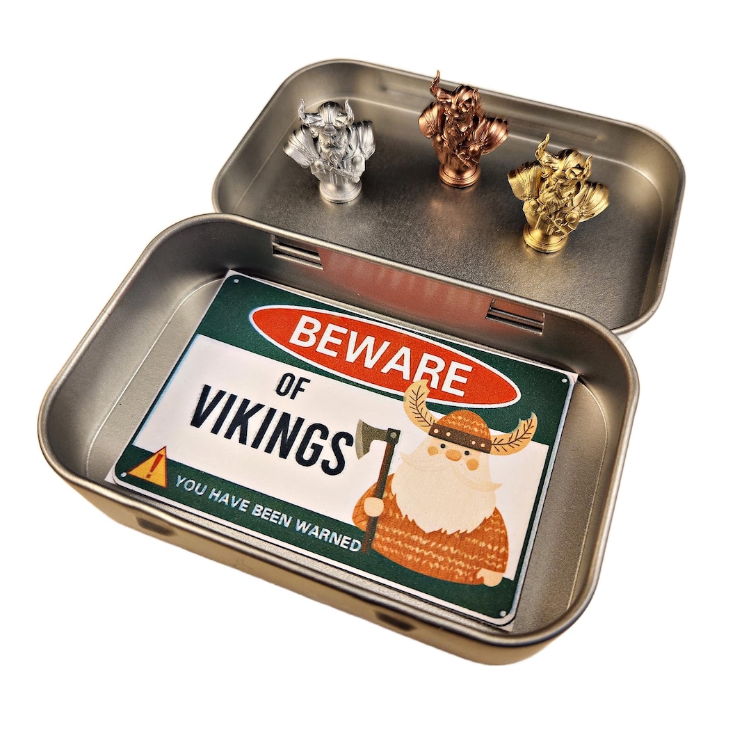 VIKING Hinge Magnets | Viking Decor, Set of Three, Viking Fan Gift - Etsy