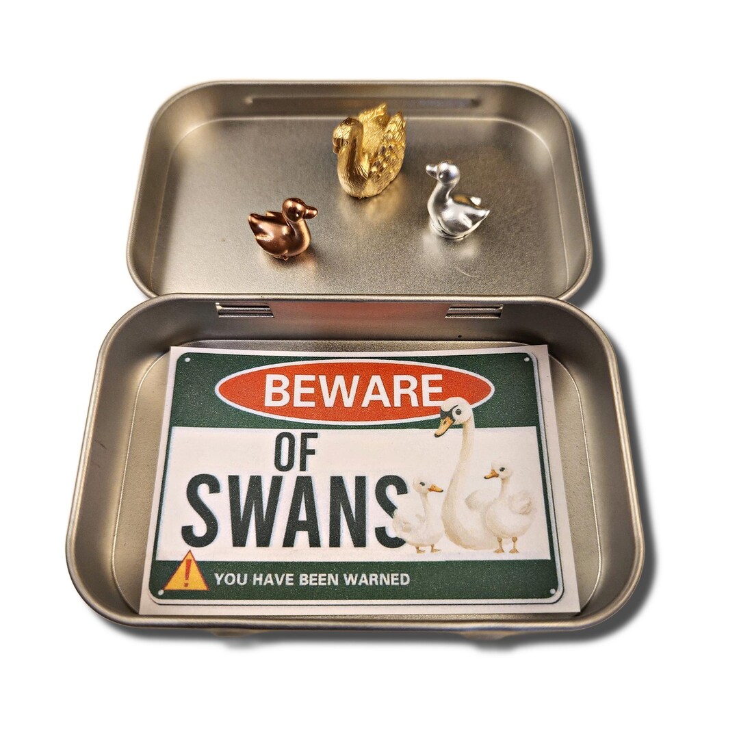 SWANS - Three Hinge Head Decorative Toppers, Magnetic Door Hinge Decor ...