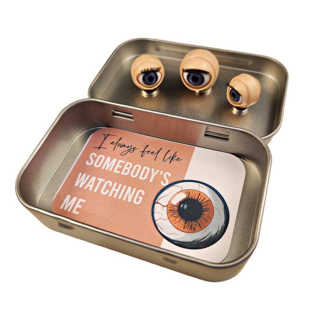 EYEBALLS - Three Hinge Head Decorative Toppers, Fun Magnetic Door Hinge ...