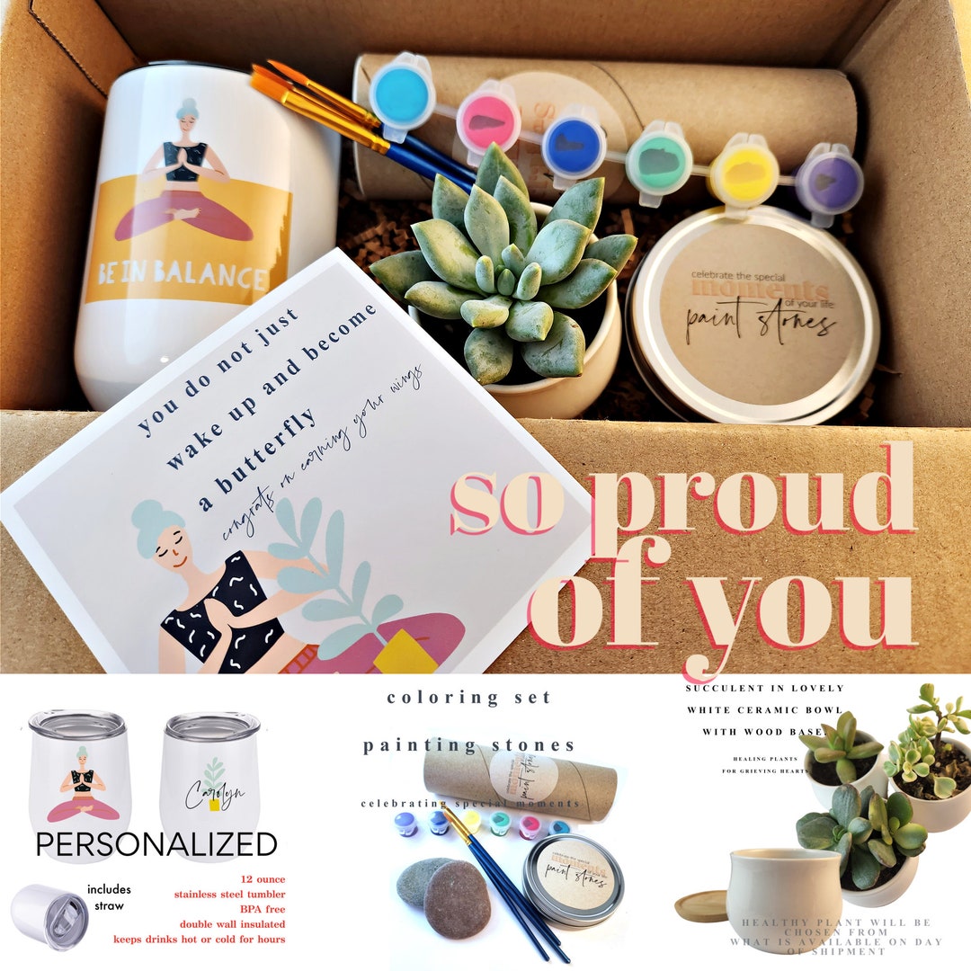 Proud of You Gift You Did It Gift Box Set Congratulations Gift Box ...