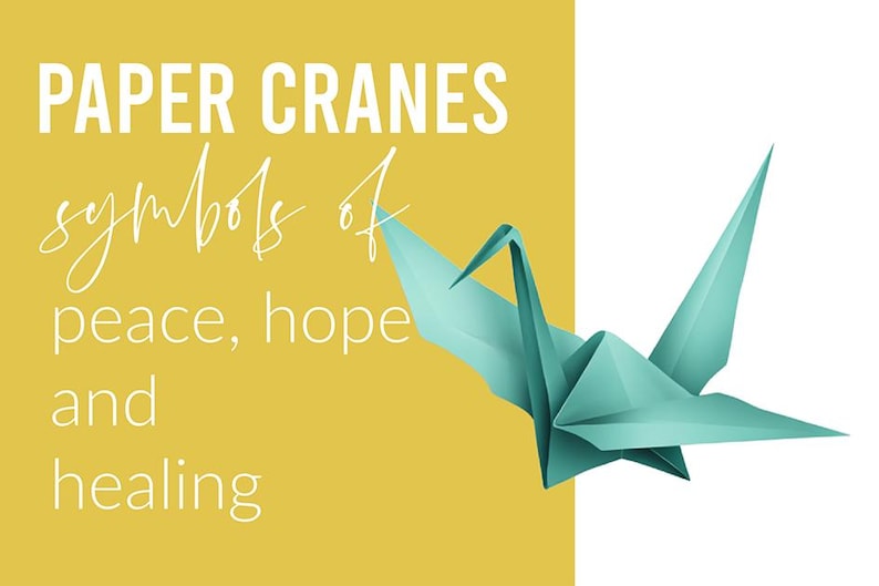 PAPER CRANES Hinge Head Magnet Set : Colorful Resin Miniatures - Set of ...