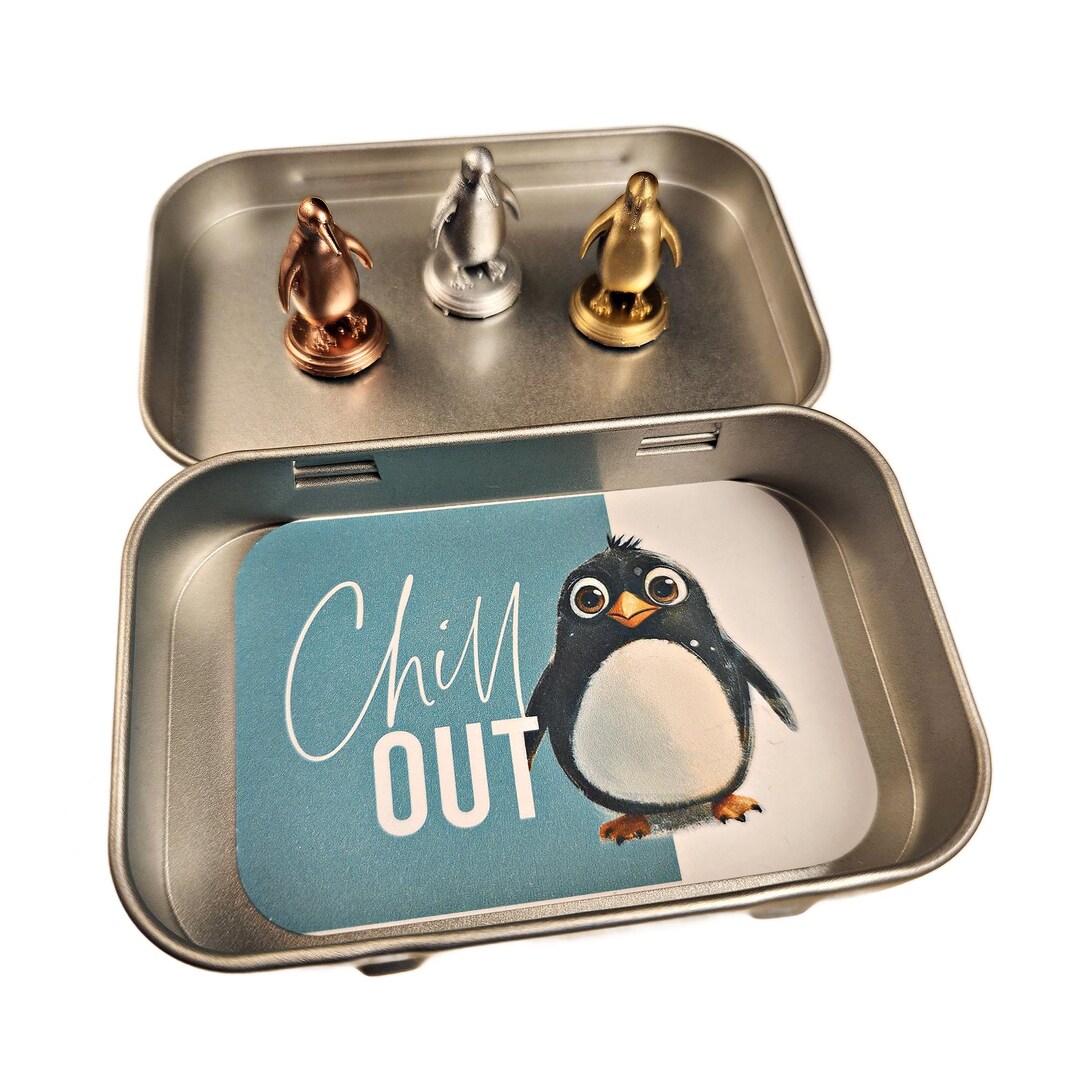 PENGUINS - Three Hinge Head Decorative Toppers, Magnetic Door Hinge ...