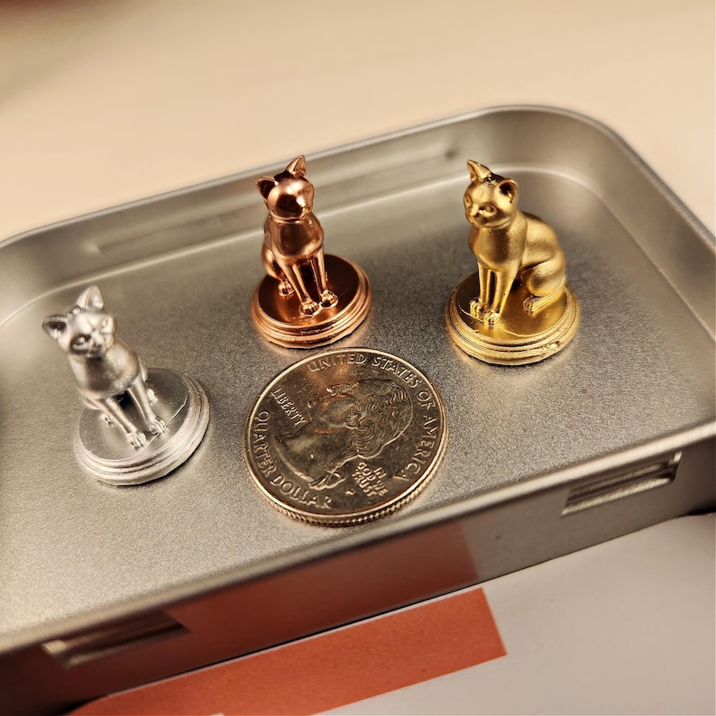 CATS - Three CAT Hinge Head Decorative Toppers, Magnetic Door Hinge ...