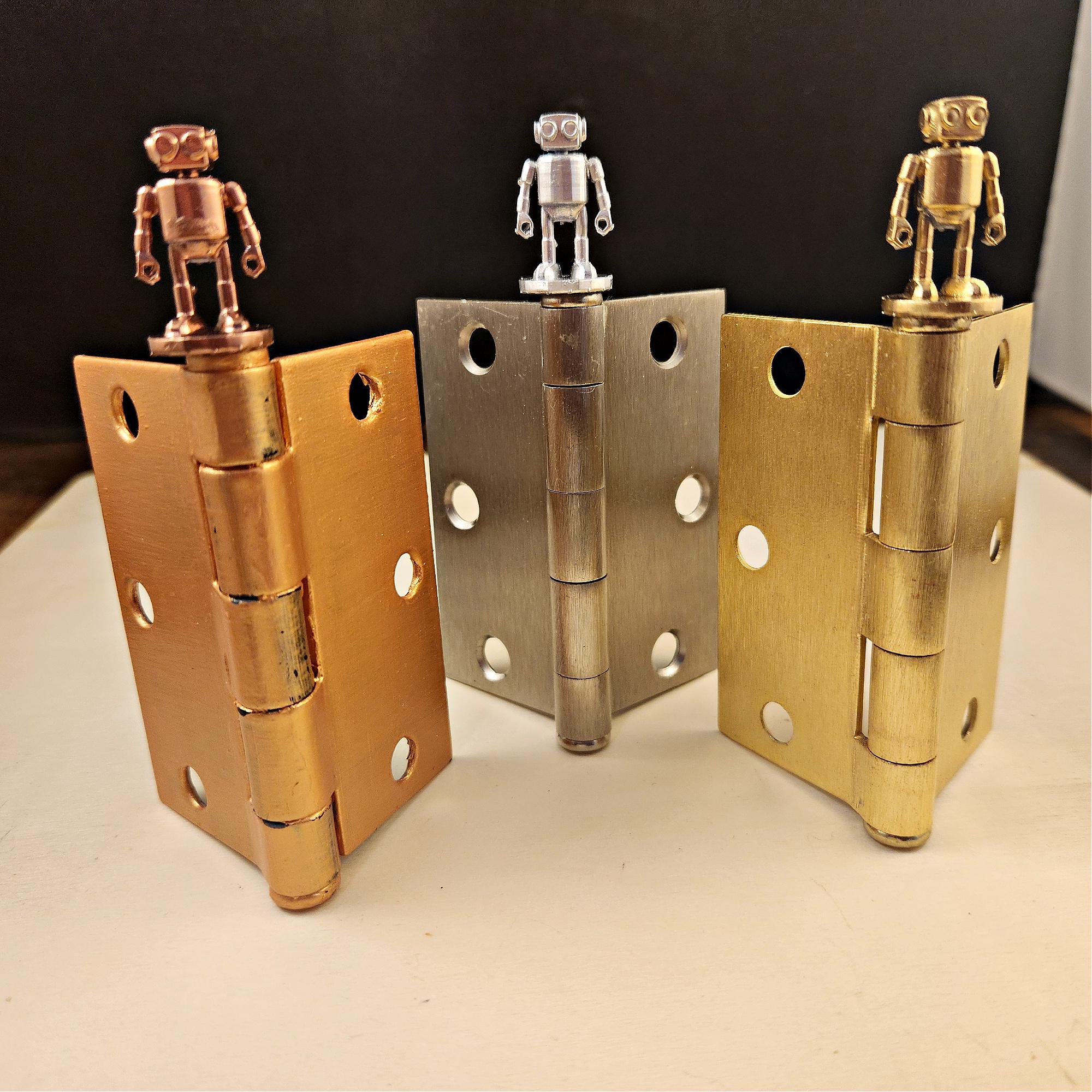 ROBOTS - Three Hinge Head ROBOT Toppers, Robots Coming for Your Job ...