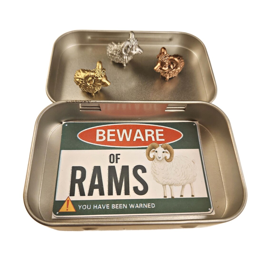 RAMS - Three Rams Hinge Magnets, Farmhouse Magnets, Farmhouse Unique ...