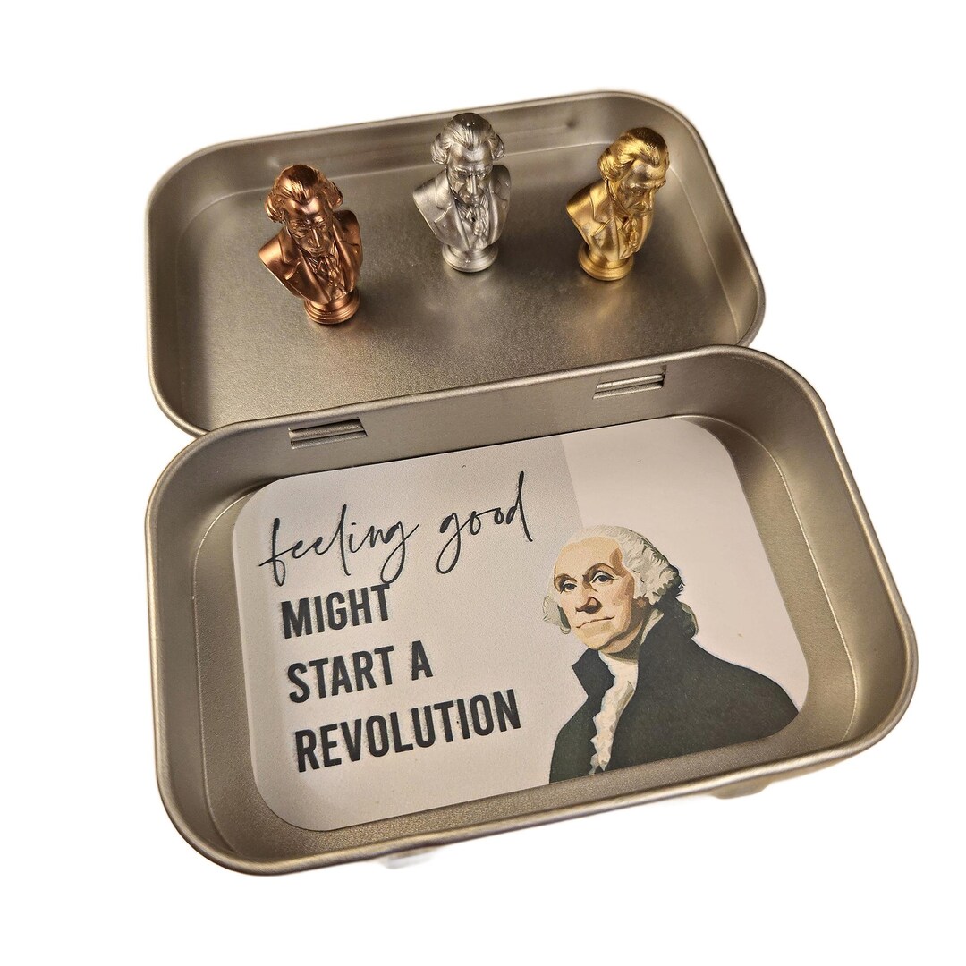GEORGE WASHINGTON - Three President Statue Hinge Head Decorative ...