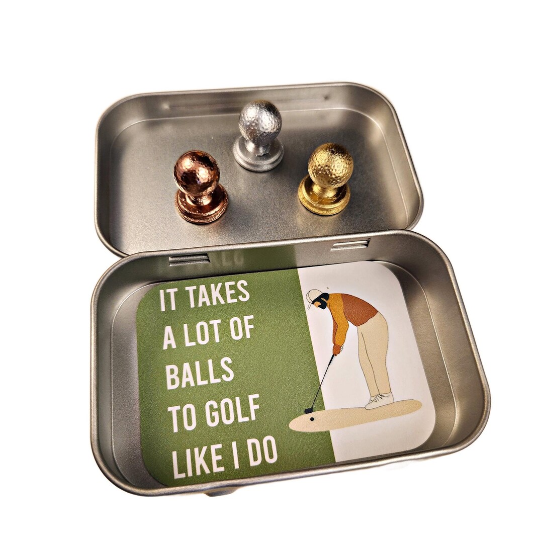 Golf Ball Hinge Magnets: Golfer Gift Set of 3 - Etsy