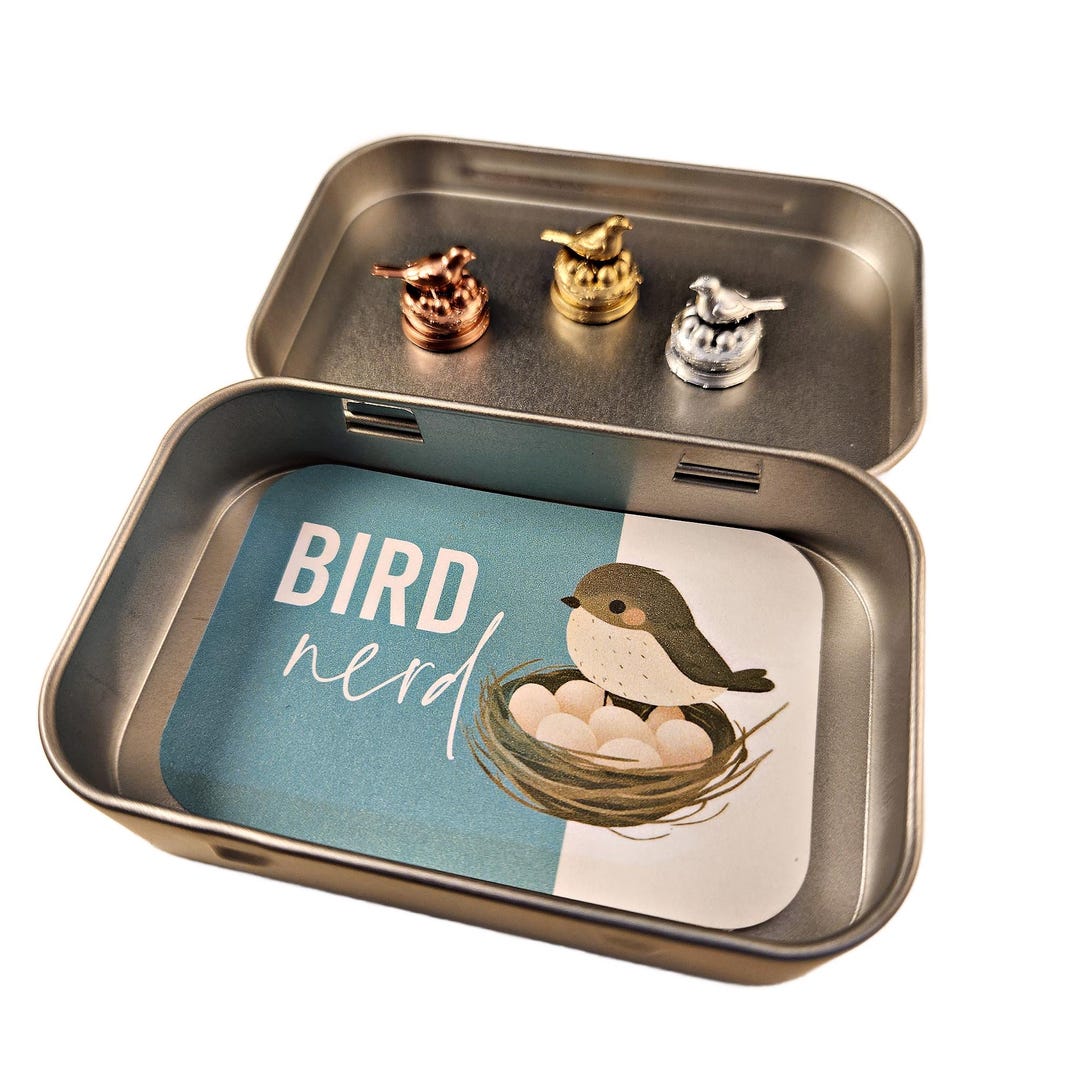 BIRD NESTS - Three Bird Nest Hinge Head Toppers, Bird Nest Magnetics ...