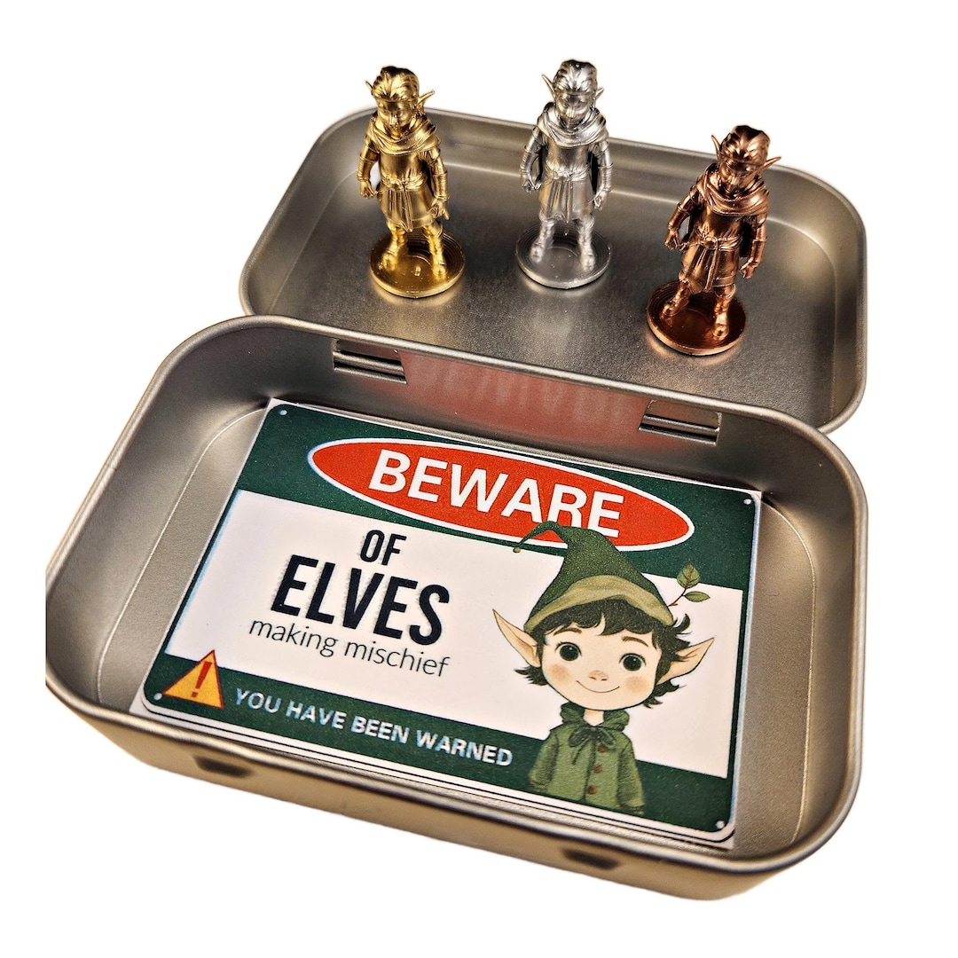 ELVES - Three ELF Hinge Magnets, ELF Hinge Heads for Home Decor, Unique ...