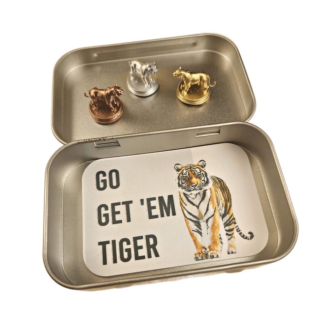 TIGERS - Three TIGER Hinge Magnets, TIGER Hinge Heads, Funny Unique ...
