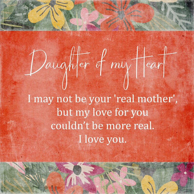 Like a Daughter to Me Gift Set Daughter of My Heart Gift - Etsy