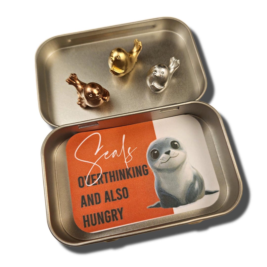 SEALS Three Hinge Head Decorative Toppers, Magnetic Door Hinge Decor ...