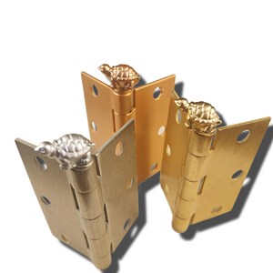 TURTLES - Three Hinge Head Decorative Toppers, Magnetic Door Hinge ...