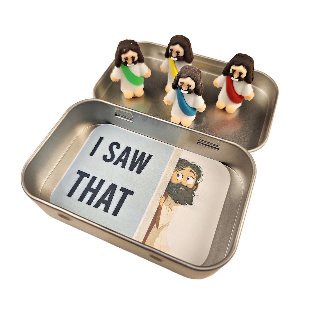 JESUS - Four Hinge Head Mini Jesus Toppers, Magnetic Mini Jesus, Easter ...