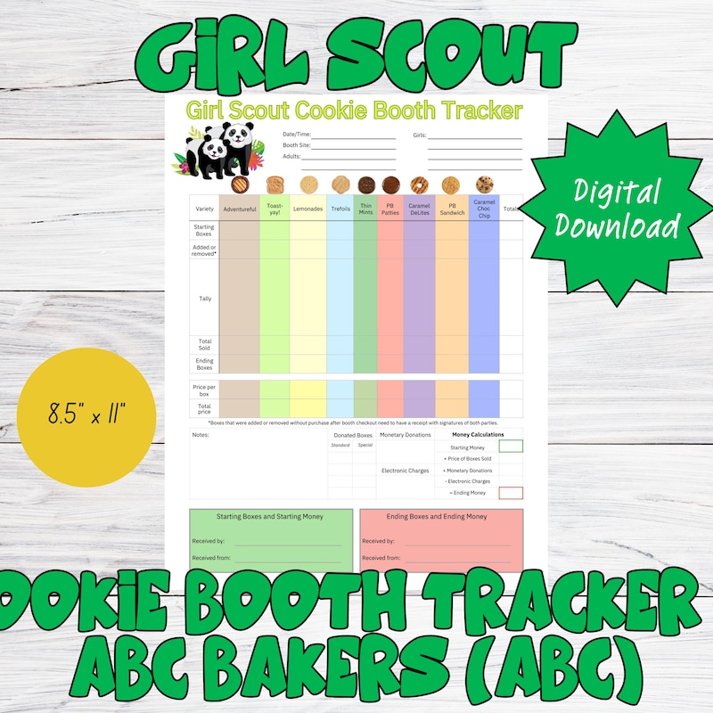 Girl Scout Cookie Booth - Etsy