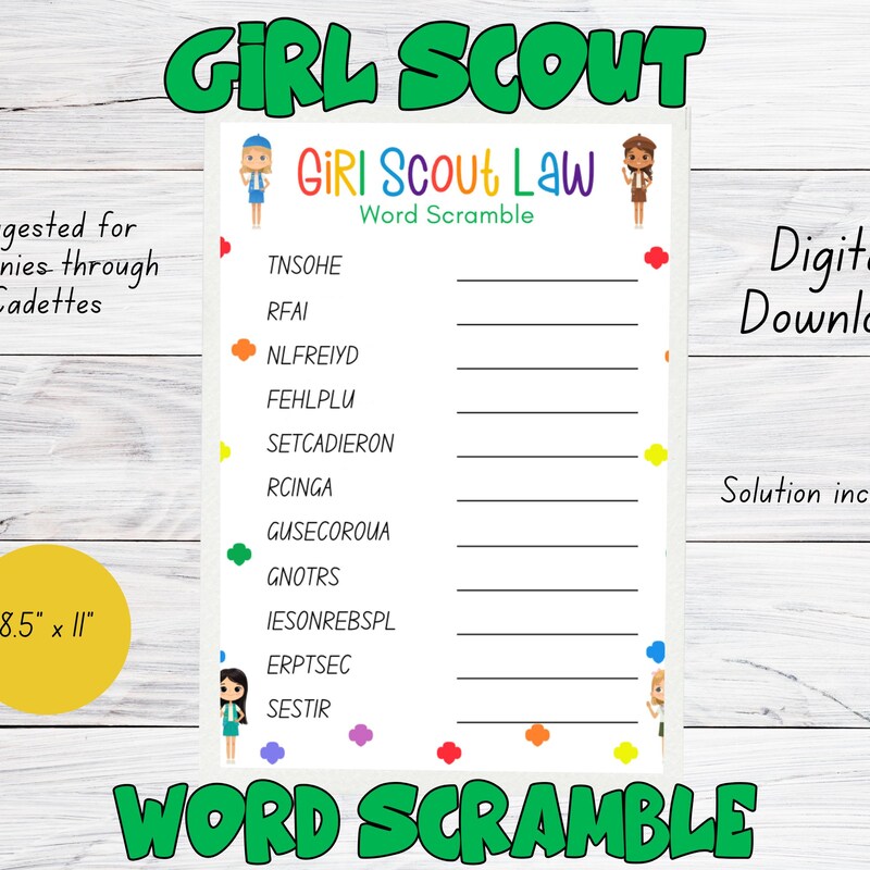 Girl Scout Law - Etsy