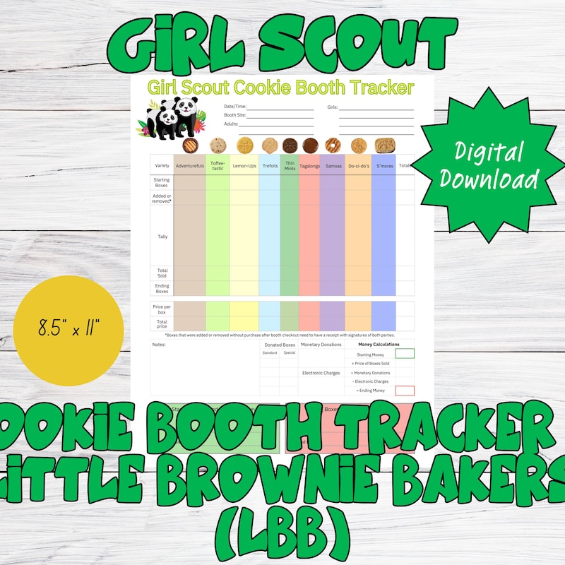 Girl Scout Cookie Booth - Etsy