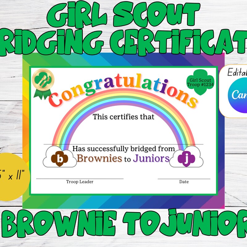 Girl Scout Junior - Etsy