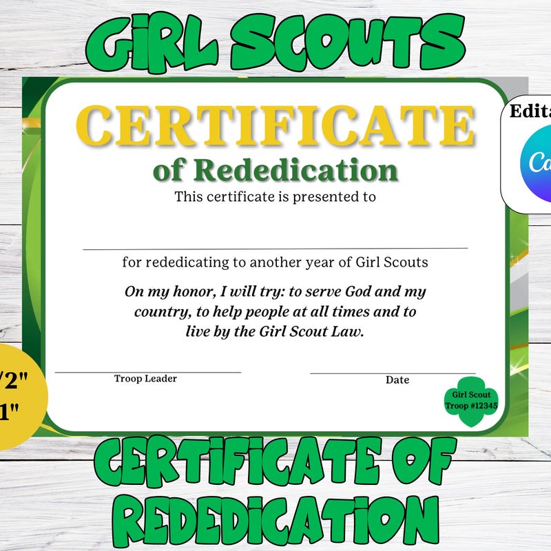Girl Scout - Etsy