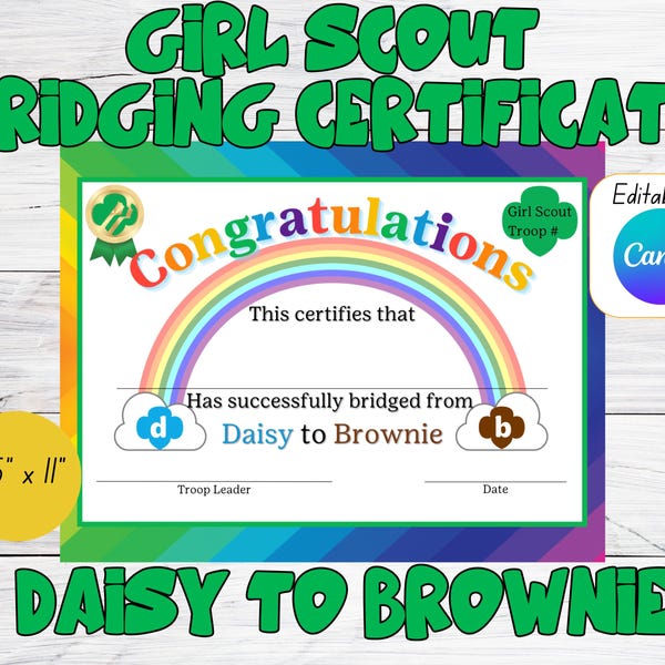 Bridging Certificate - Etsy