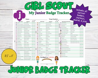 Girl Scouts Junior Shapes in Nature Badge Booklet - Printable, Digital ...