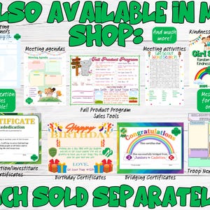 Girl Scout Daisy Badge Tracker - Printable Digital Download - Etsy ...