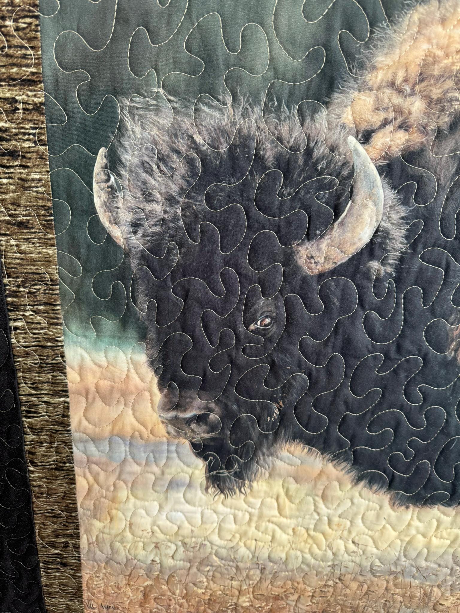 71 X 58, Buffalo Panel Mountain Quilt - Etsy