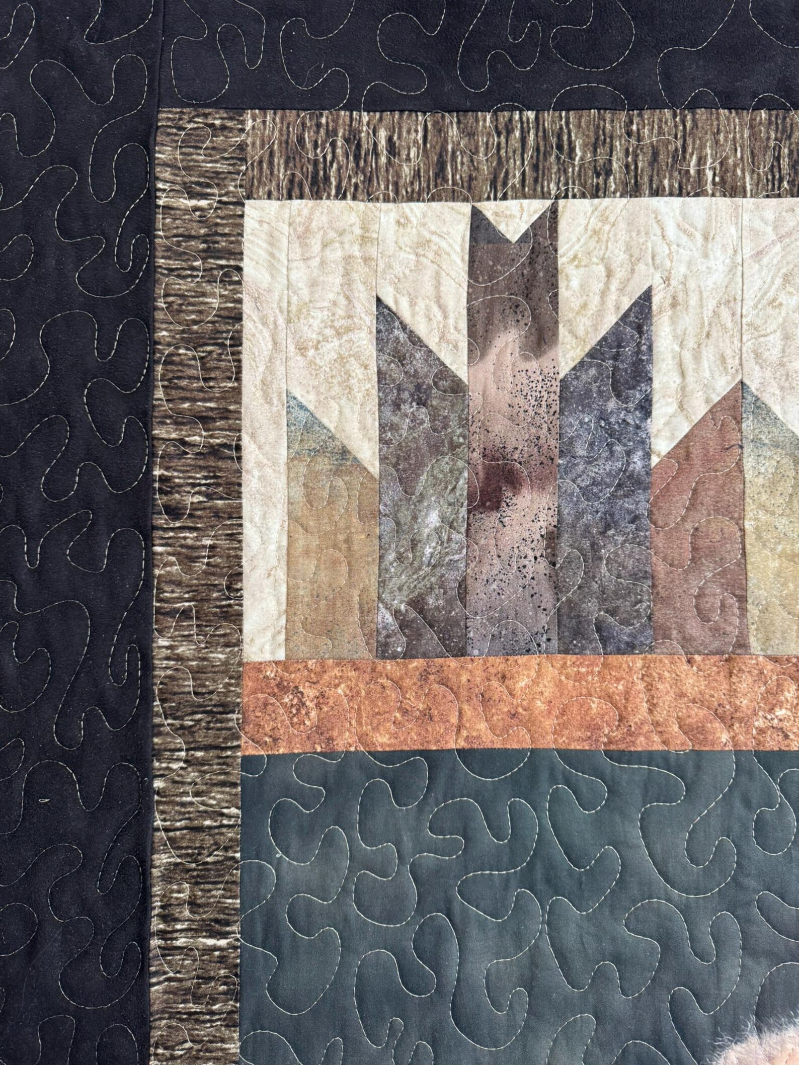 71 X 58, Buffalo Panel Mountain Quilt - Etsy