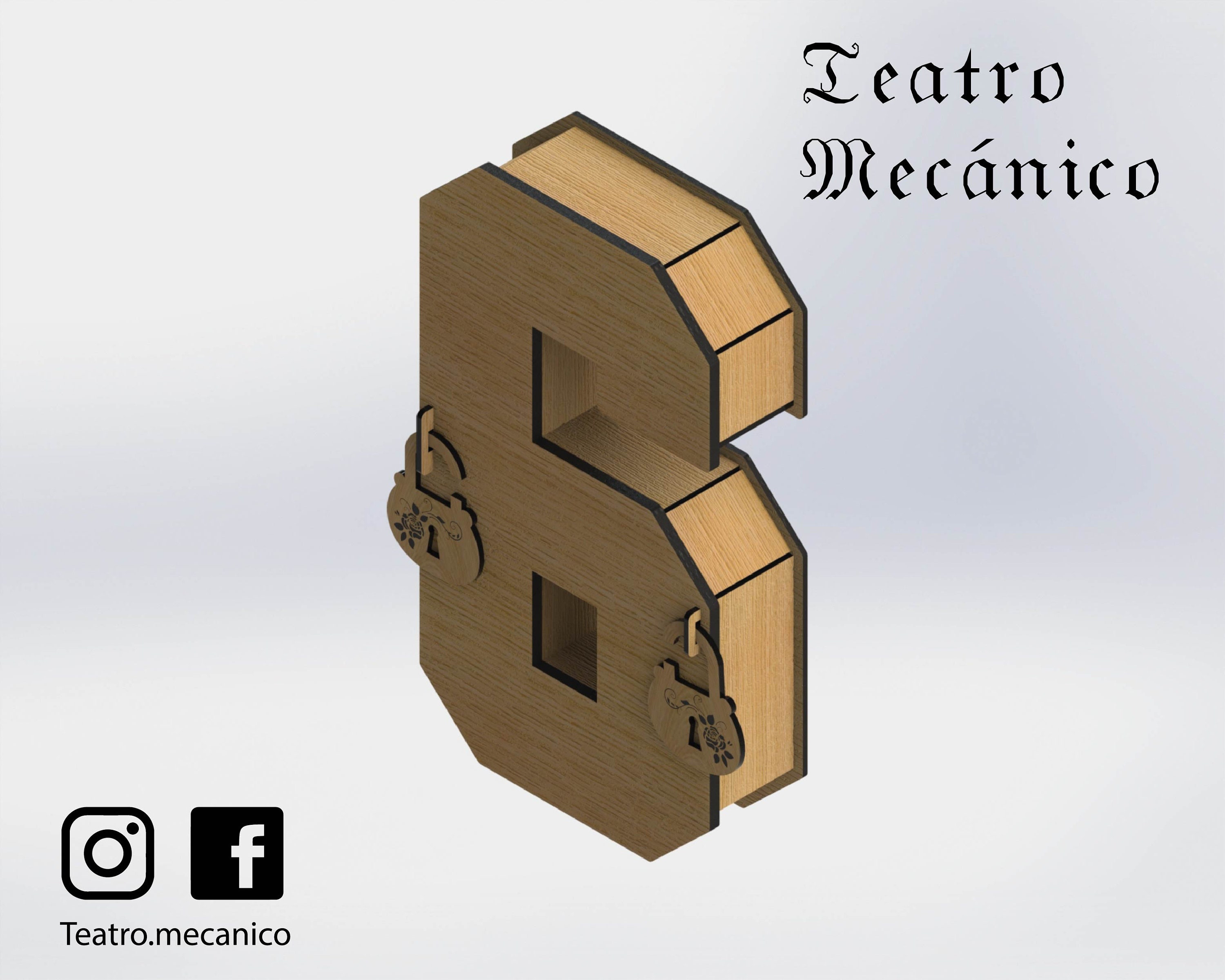 GIFT BOX 3D Numbers 30 centimeters for Laser Cut Cnc | Etsy