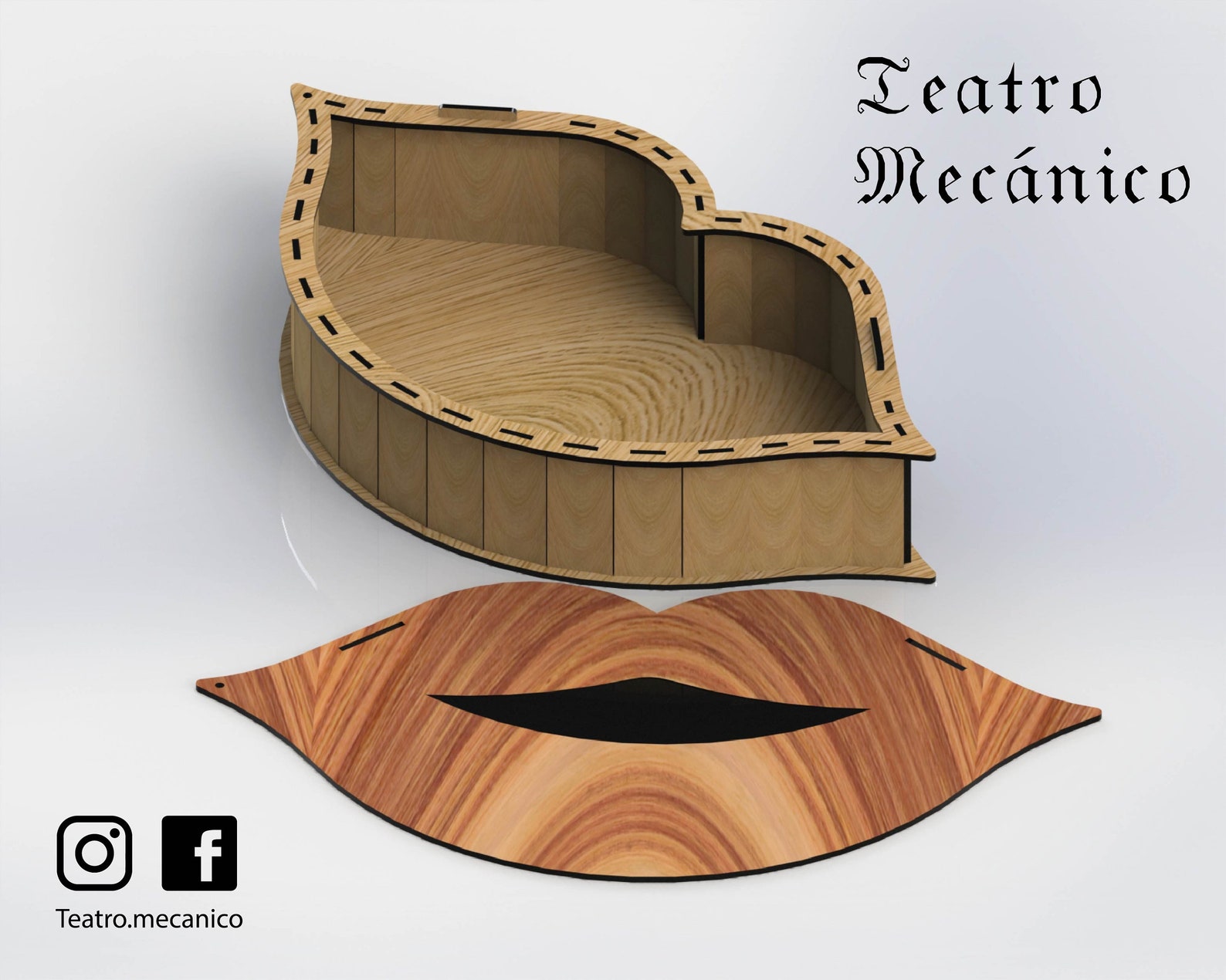 Kiss Box GIFT BOX for Laser Cut Cnc Files DXF Vector | Etsy