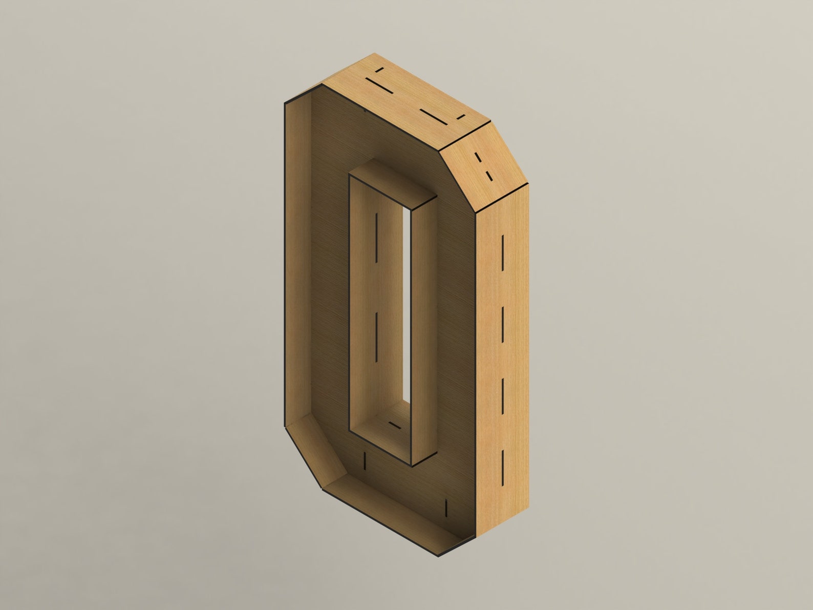 3D Numbers 1 Meter to High for Laser Cut Cnc Files DXF - Etsy