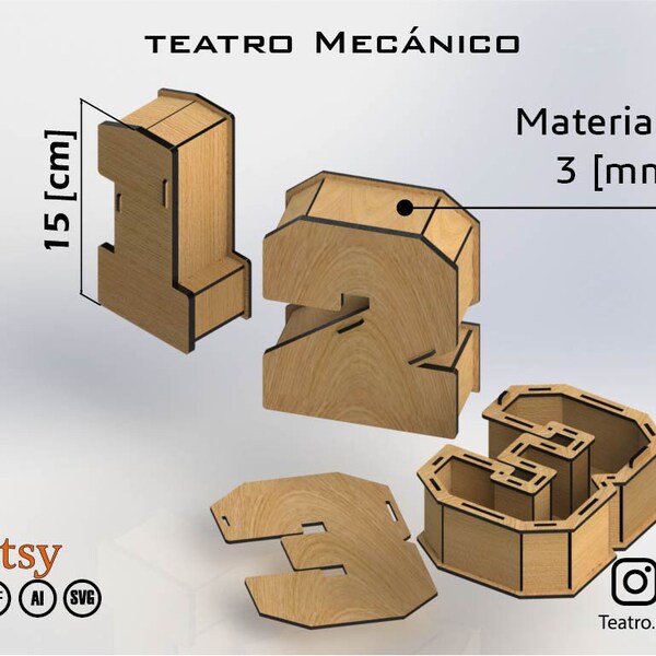 Laser Cut Wood Box - Etsy