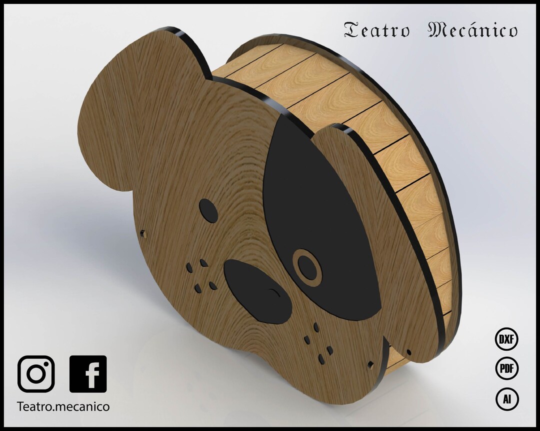 Dog box - GIFT BOX for laser cut - cnc files (DXF) Vector - Digital ...