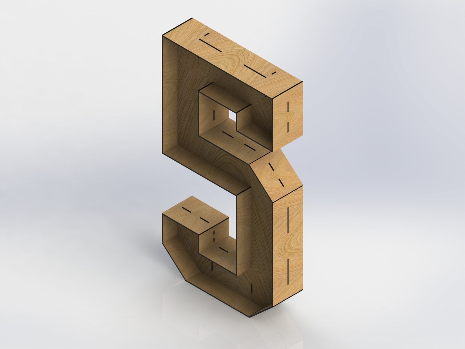 3D Numbers 1 Meter to High for Laser Cut Cnc Files DXF - Etsy