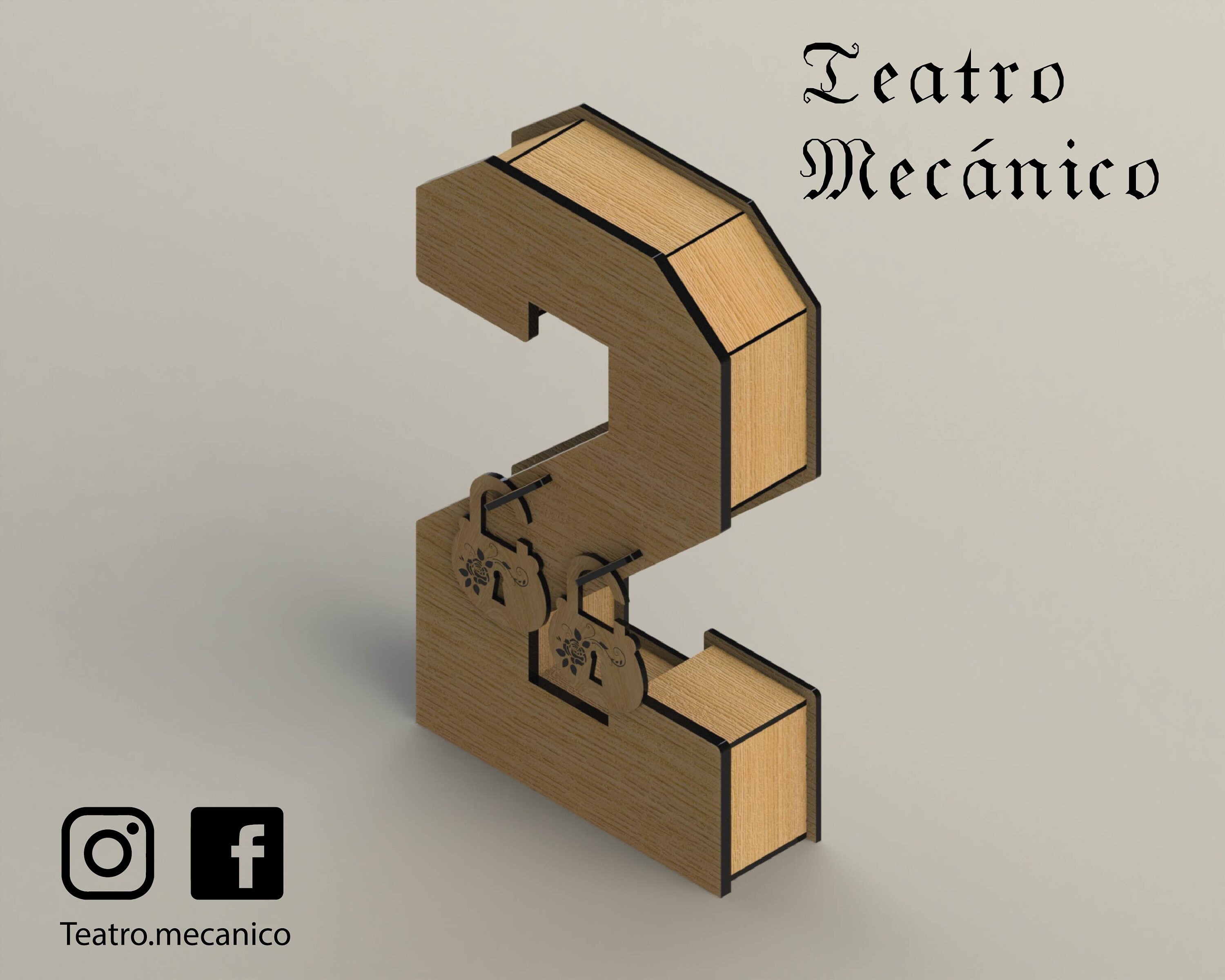 GIFT BOX 3D Numbers 30 centimeters for Laser Cut Cnc | Etsy