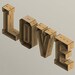 LOVE Letters 3D for Laser Cut Cnc Files DXF Vector - Etsy