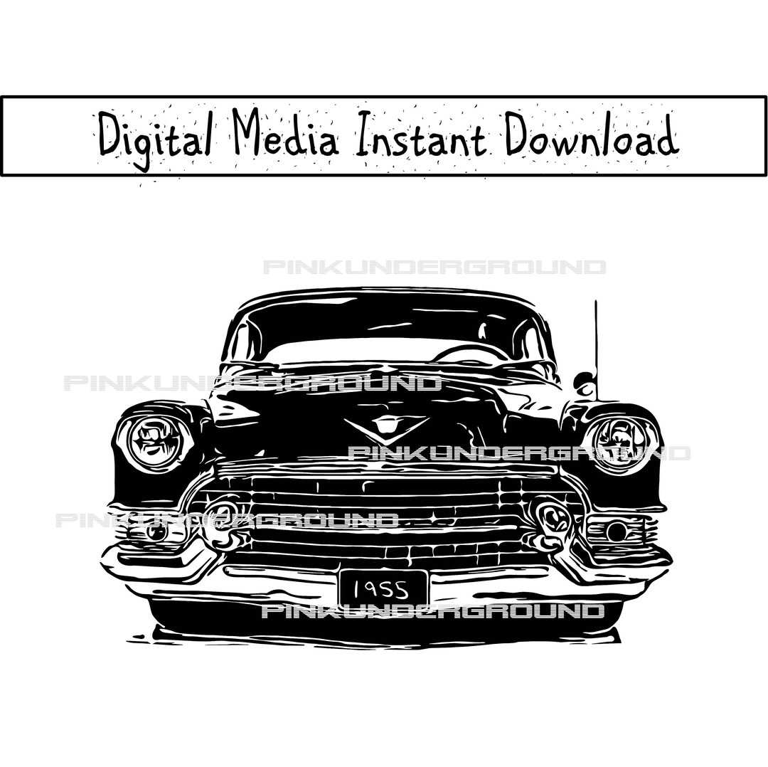 1855 Vintage Antique Car Mechanic Vector Artwork SVG Instant Download ...